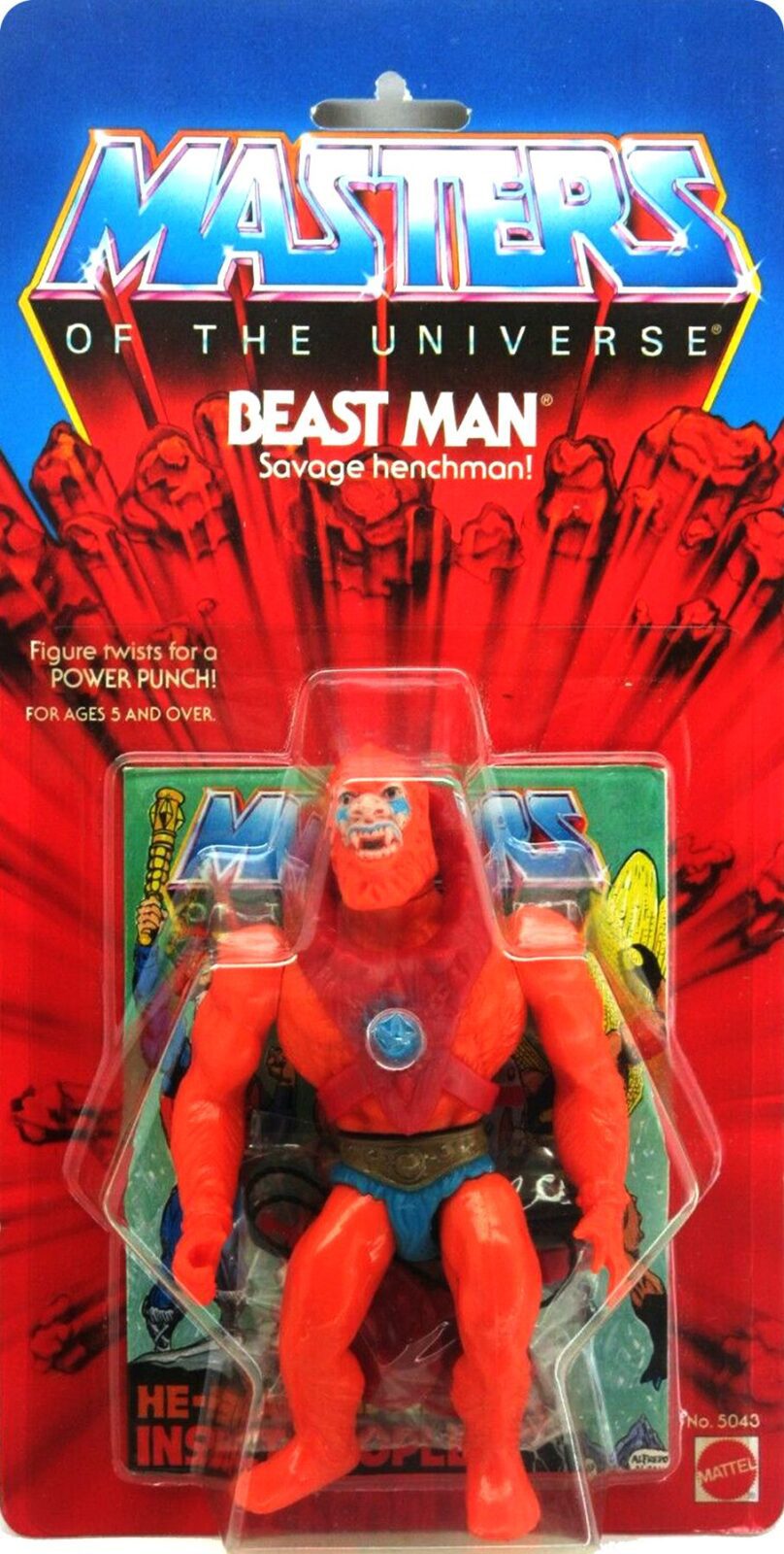 Action Figure – Beast Man Masters Of The Universe 1982 – Retro Toy Quest